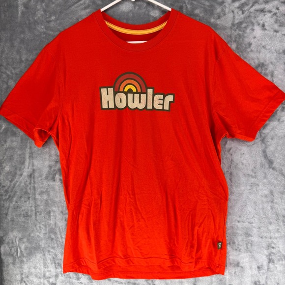 Howler Brothers | Shirts | Howler Bros Mens Orange Graphic T Shirt ...